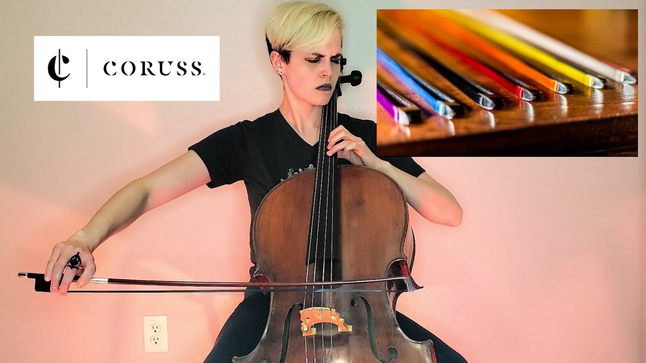Sul Ponticello Cello Technique Feat. Vegan Rainbow Bow Hair by Coruss ...