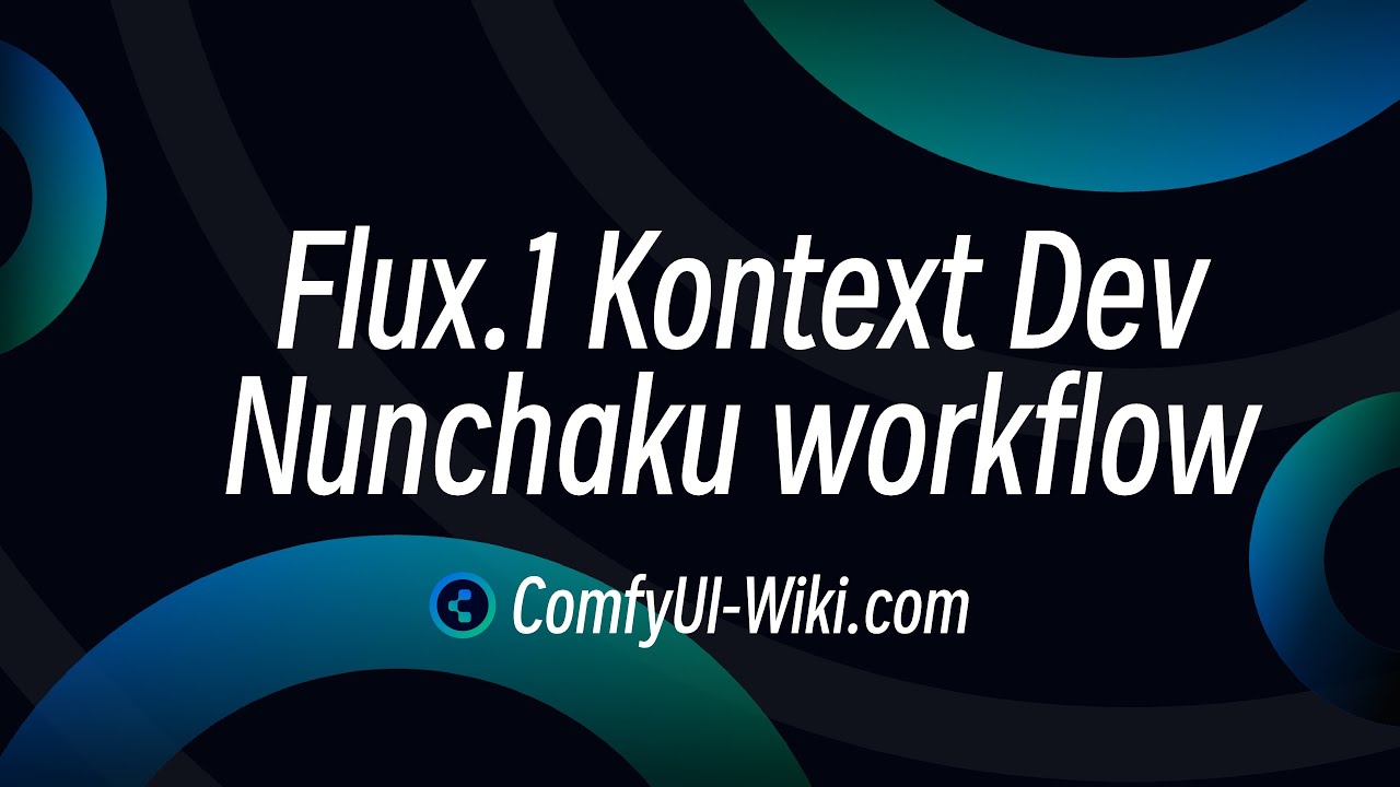 Flux.1 Kontext Dev Nunchaku workflow tutorial | ComfyUI WIki - YouTube