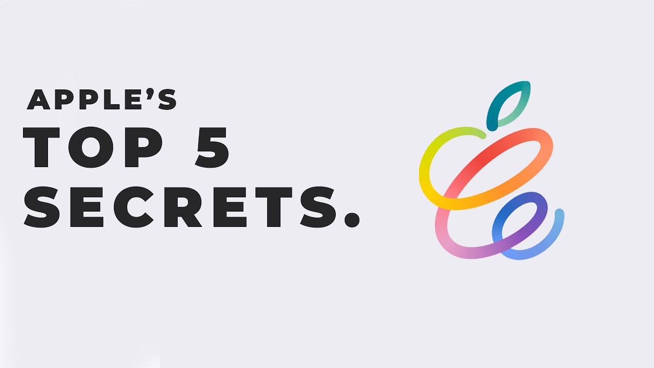Apple's Top 5 Secrets. - YouTube