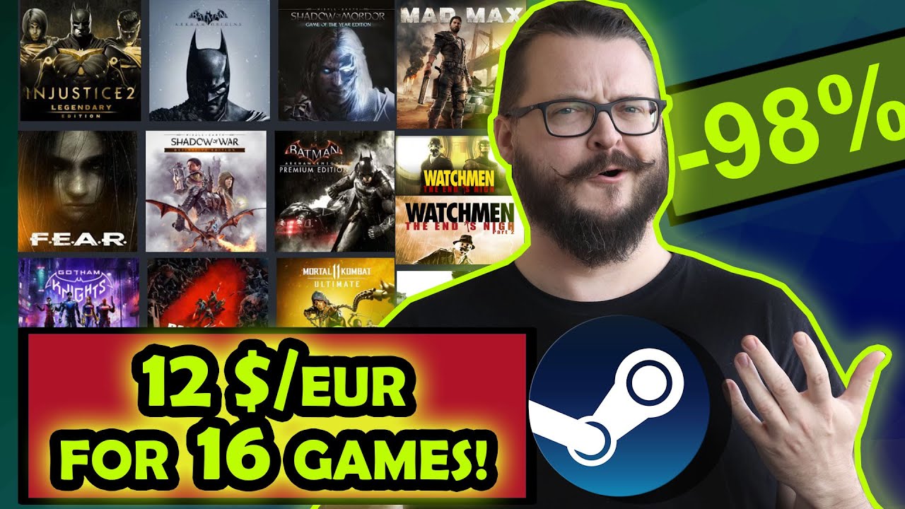 WB Play the Legends Humble Bundle Review! 16 STEAM games for $12 ...