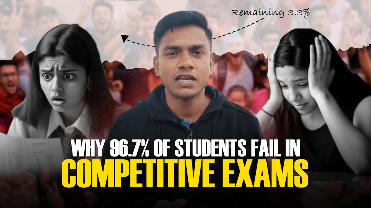 Why 96.7% students fail in competitive exams | Smart & Strategic ...