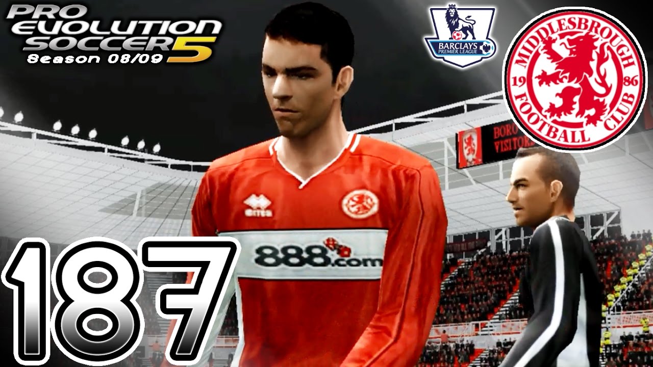 PES 5 Master League - vs Middlesbrough (A) - Part 187 - YouTube