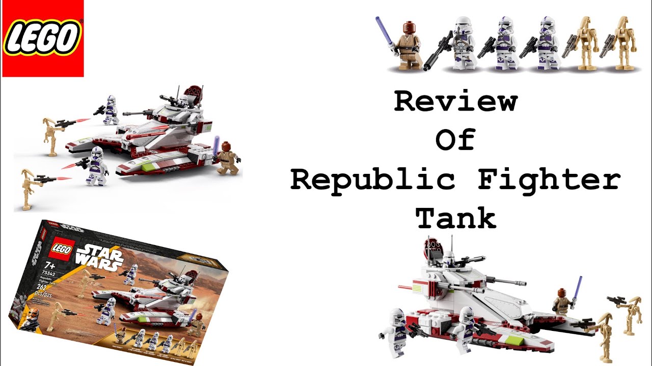 Review Of Republic Fighter Tank | Set 75342 | Chase - YouTube