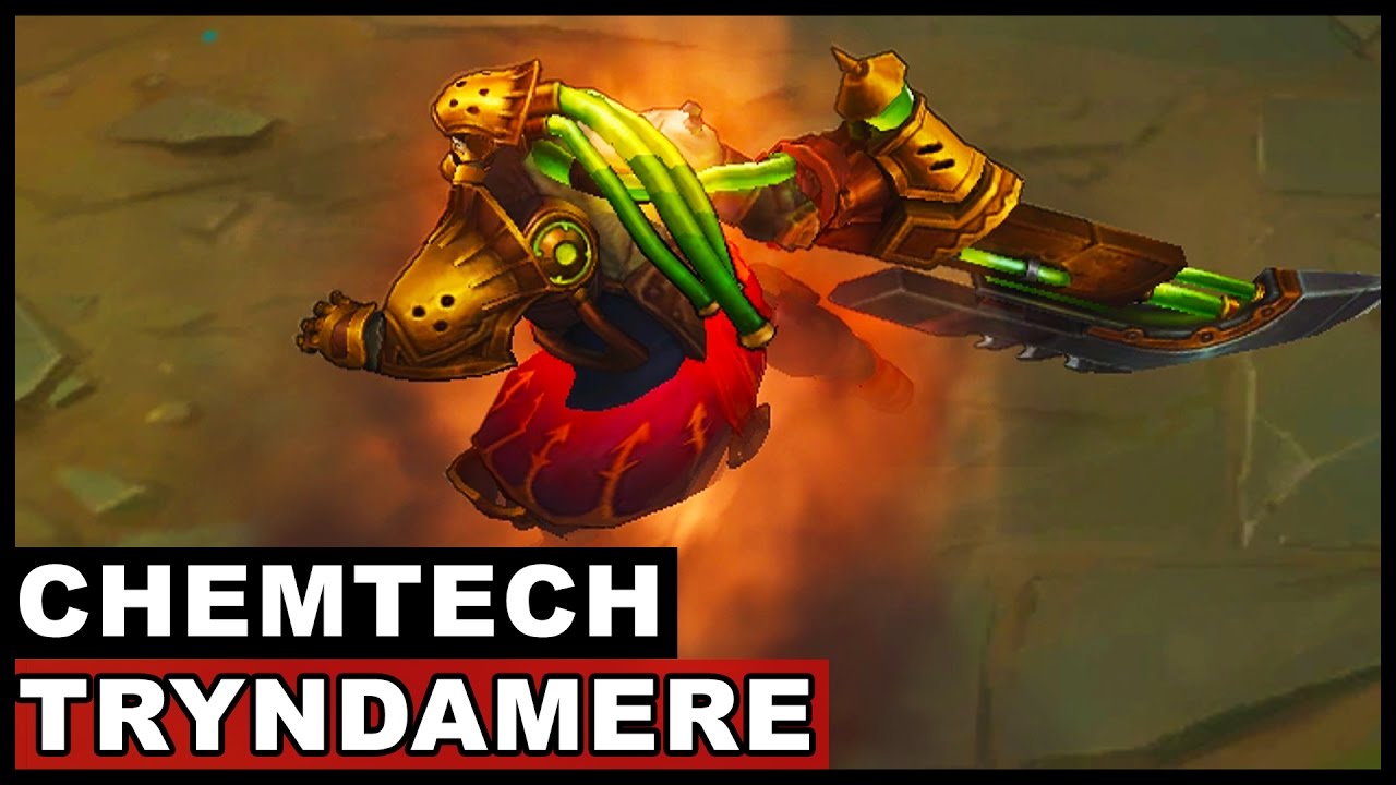 Chemtech Tryndamere Skin Spotlight (League of Legends) - YouTube
