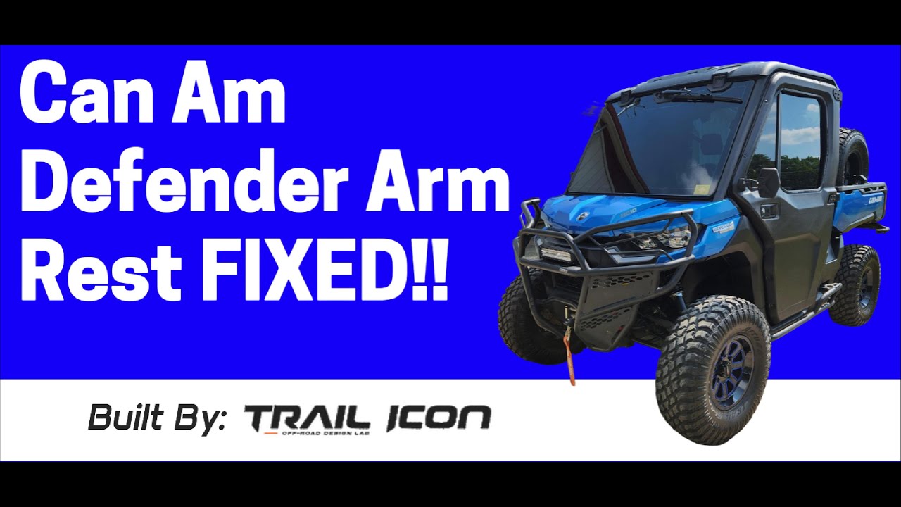 Trail Icon Can Am Defender Adjustable Center Console - YouTube