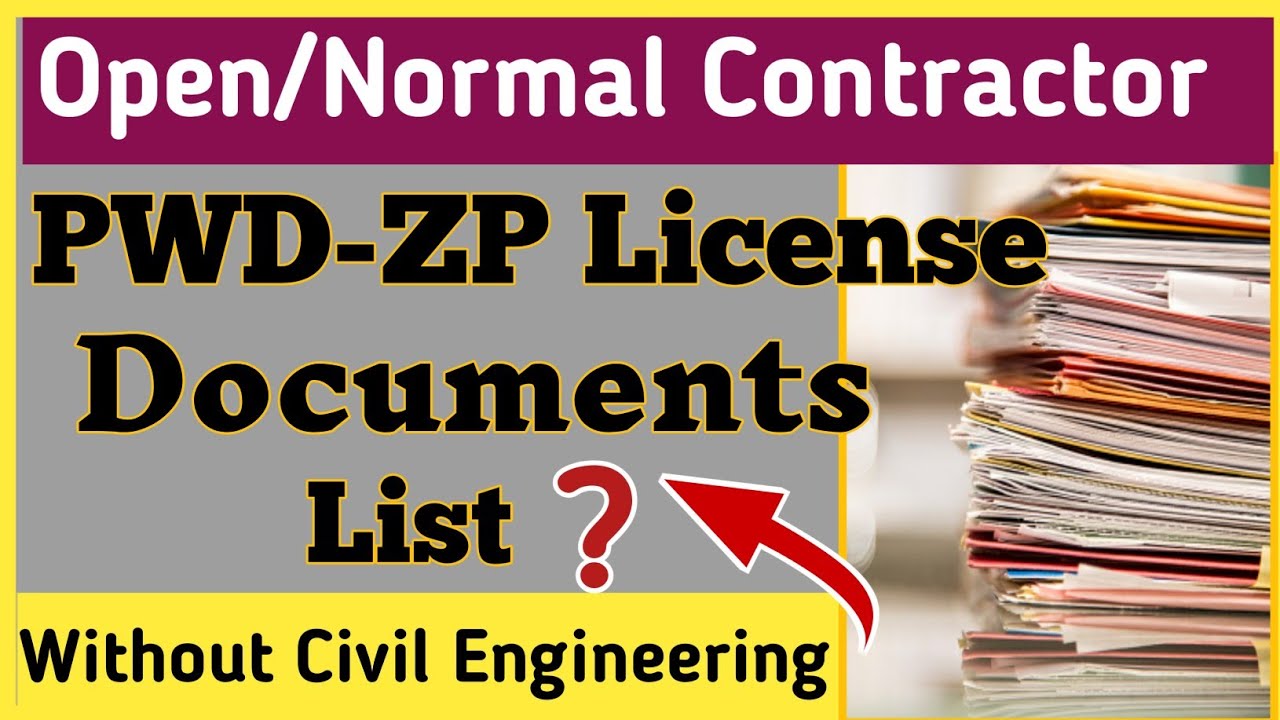 Required Documents For PWD ZP License For Open Or Normal Contractor LI required-documents-for-pwd-zp-license-for-open-or-normal-contractor-li