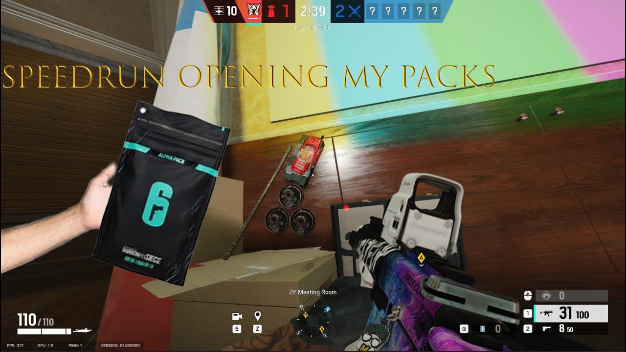 Speed Run On Opening My R6 Packs (Disaster) - YouTube