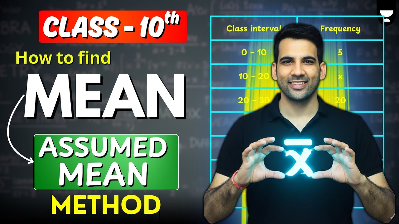 Assumed Mean Method class 10 || Statistics By Mandeep sir - YouTube