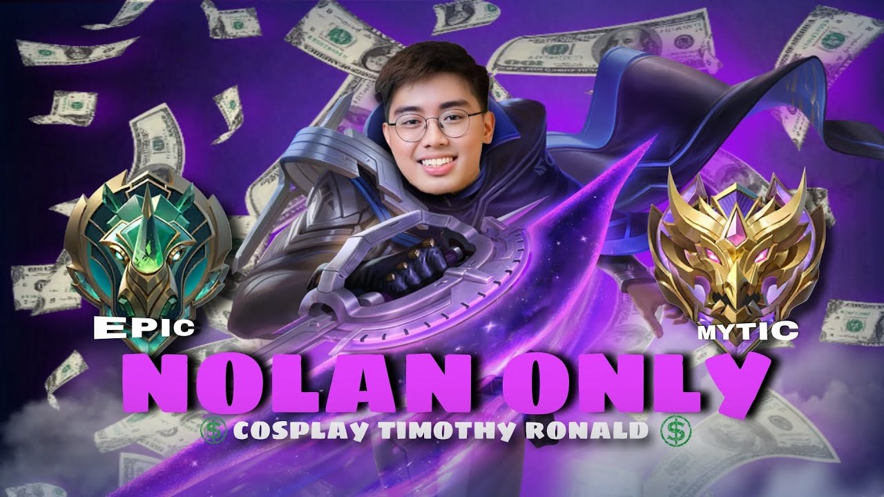 NAMATIN MOBILE LEGENS(NOLAN ONLY)cosplay Timothy Ronald🤑 - YouTube