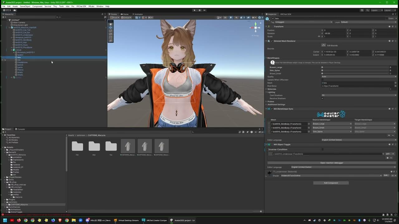 VRchat Unity Quickie Tips Adding Multiple Outfits and toggles - YouTube