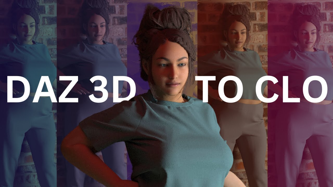 EASIEST method to use Daz3D Avatars in CLO3D - YouTube