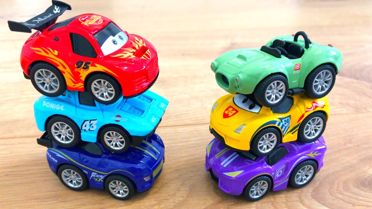 6 Units Of Various Miniature Cars. Tiny Size Diecast Model Cars Shown ...