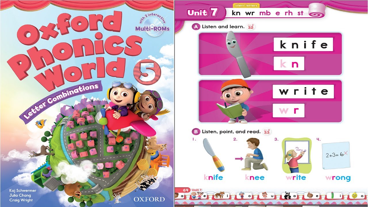 Phonics silent letters | Unit 7 silent letters kn wr mb e rh st - YouTube