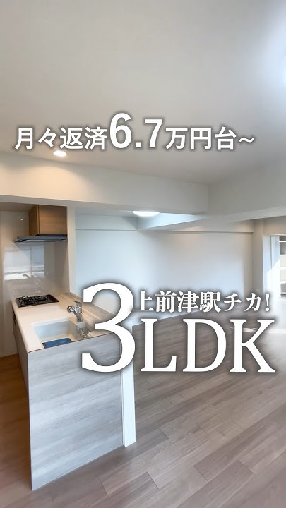 月々6.7万円台からの駅近3LDKルームツアー！ #中古マンション #名古屋市 #駅近 #愛知県 #リノベーション #物件紹介 #物件探し #名城線 #上前津 #お値打ち #shorts ...
