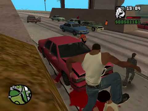 GTA San Andreas Fist Fighting Multiple Opponents 2