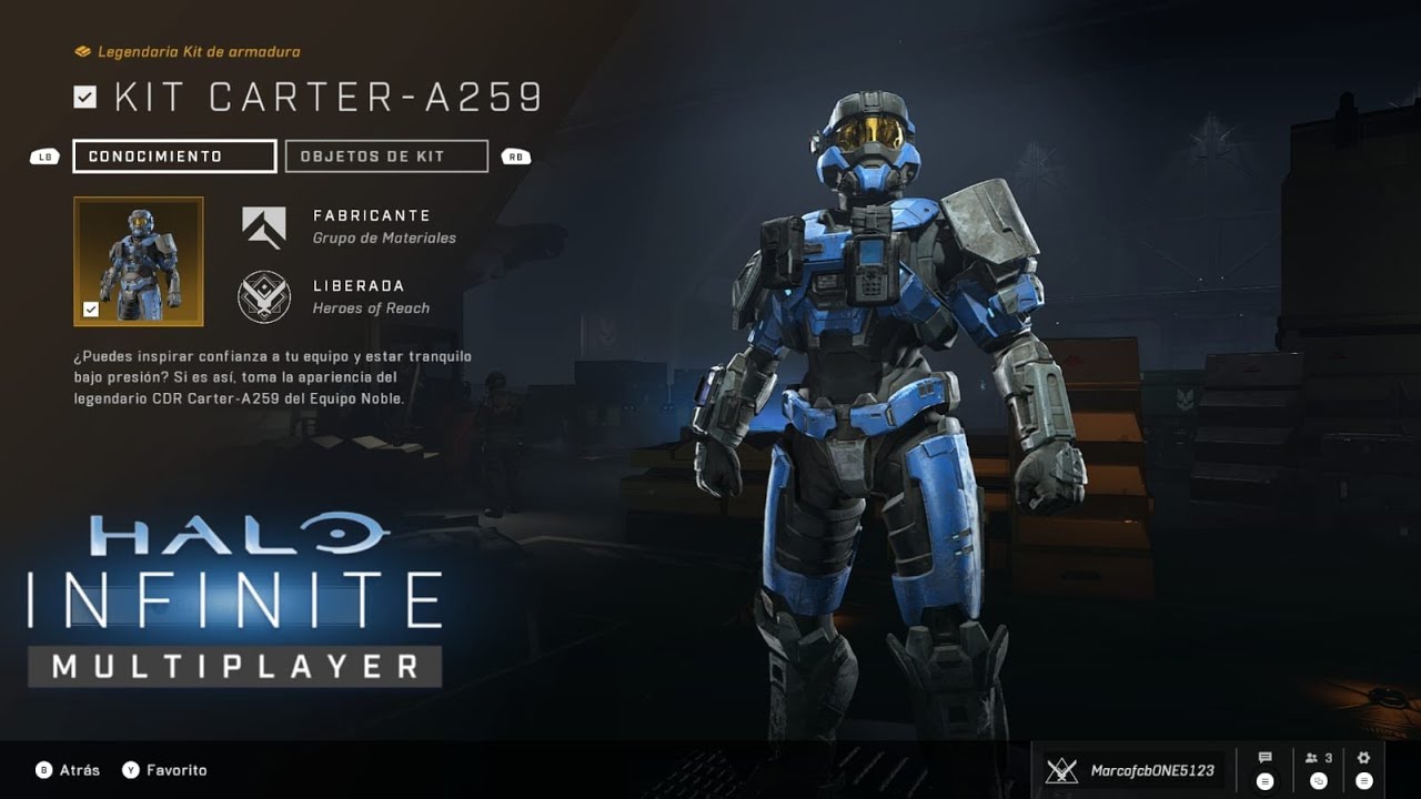 NOBLE 1 CARTER-A259 HALO INFINITE MULTIPLAYER GAMEPLAY - YouTube