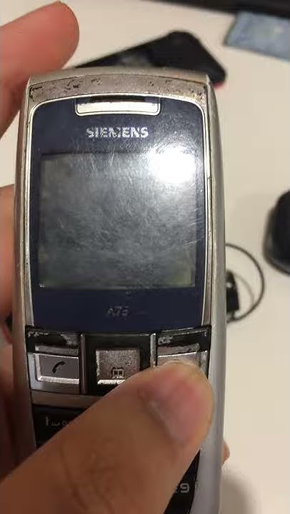 Siemens A75 - When the battery is REALLY low - YouTube