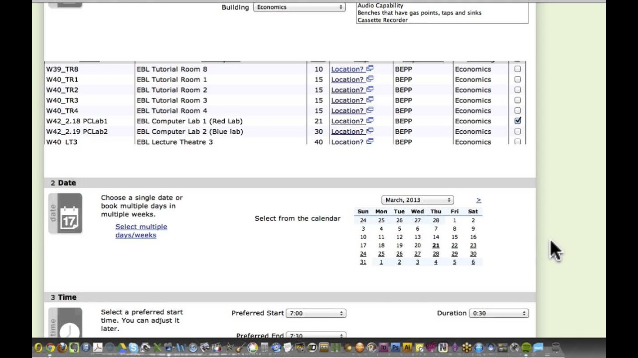 Web Room Bookings Tutorial - YouTube