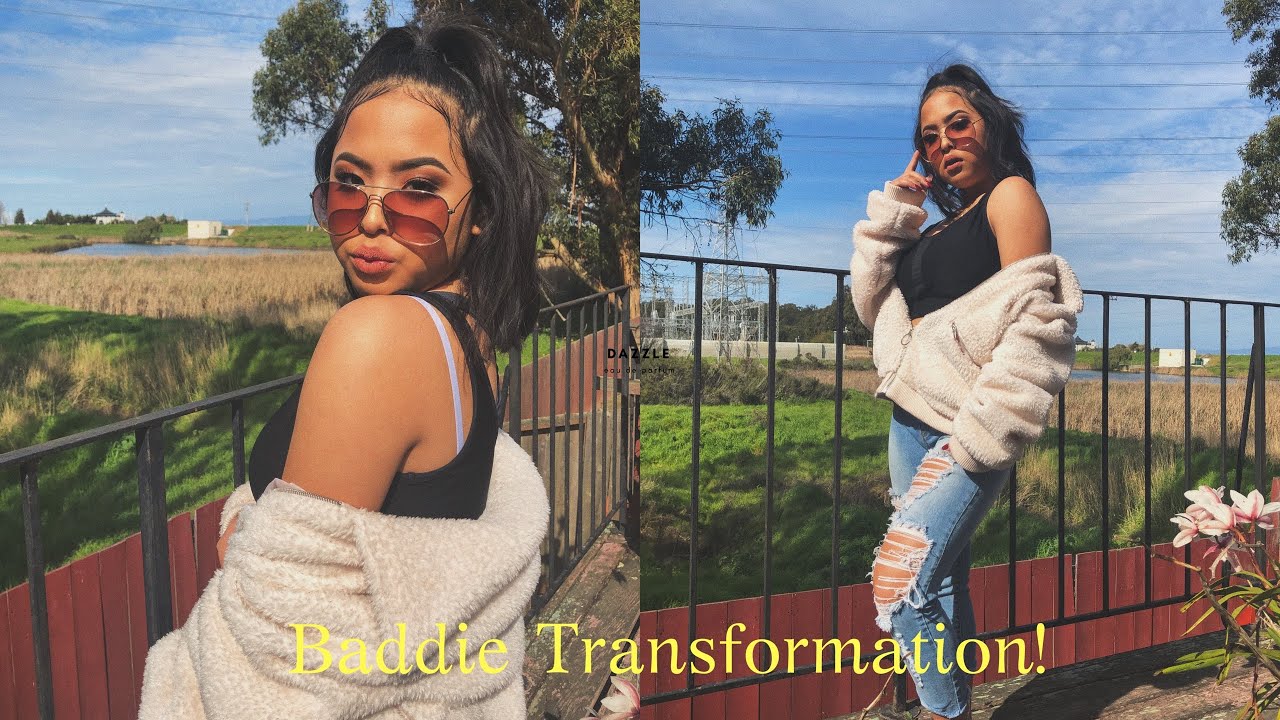 Turning myself into a "baddie"! - YouTube