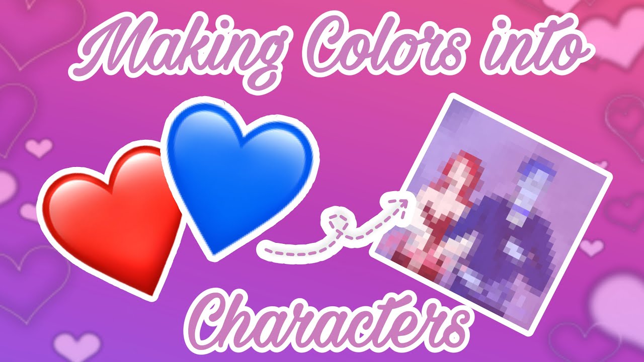 Drawing Colors into Character Designs 💜 - YouTube