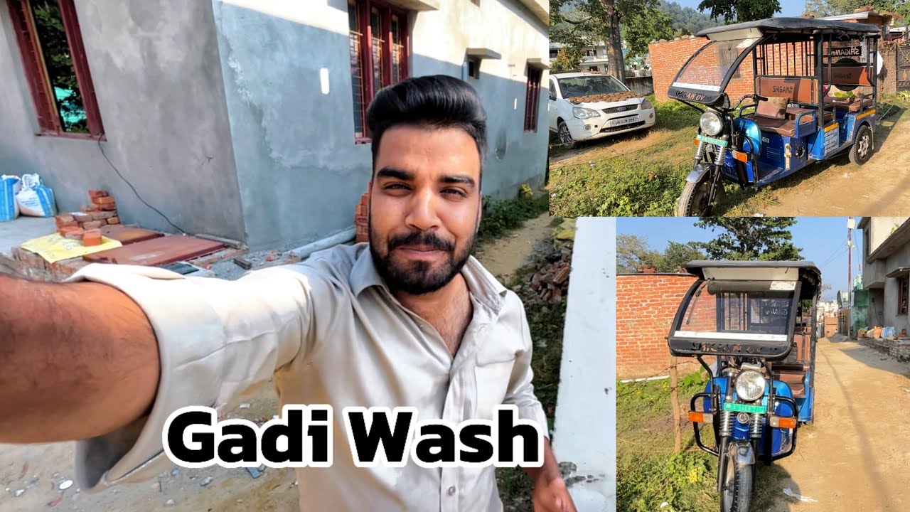 Finally Dwali par gadi wash kar li 🙂 #gadi - YouTube