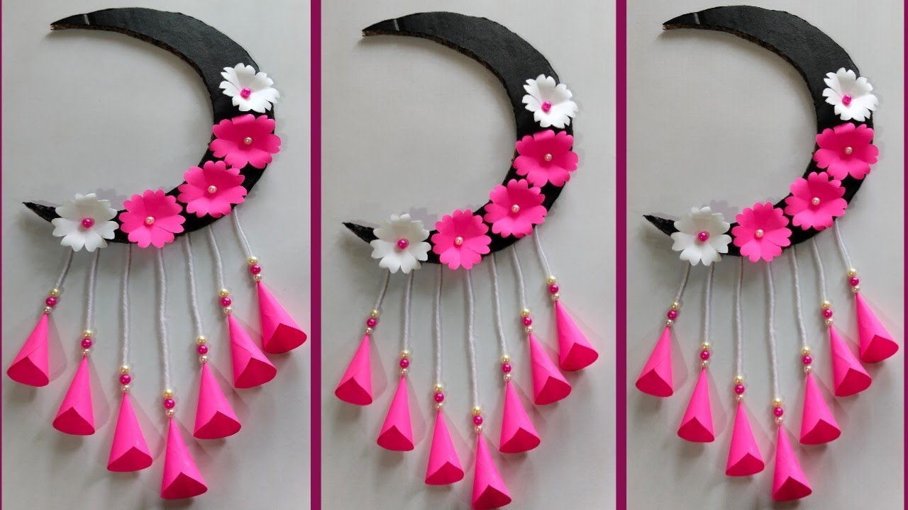 Easy and Quick Paper Wall Hanging /Easy and Quick Paper Craft Wall ...