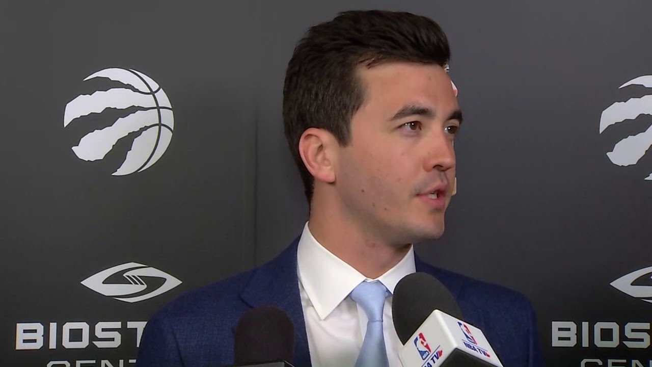 Raptors Draft Coverage: Bobby Webster - June 21, 2018 - YouTube