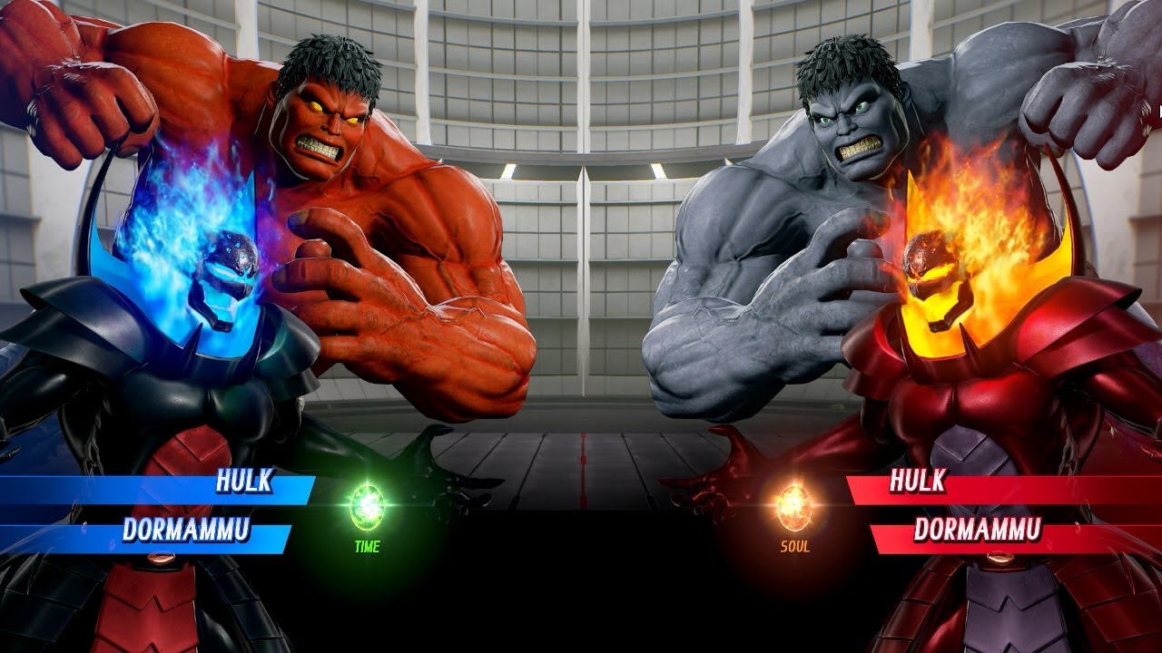 Red Hulk & Dormammu VS Grey Hulk & Red Dormammu - Marvel vs Capcom ...