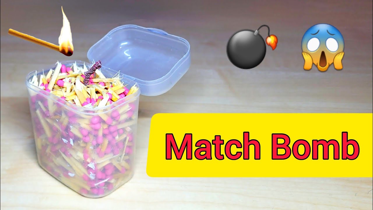 💣Matchstick Bomb🔥 - YouTube