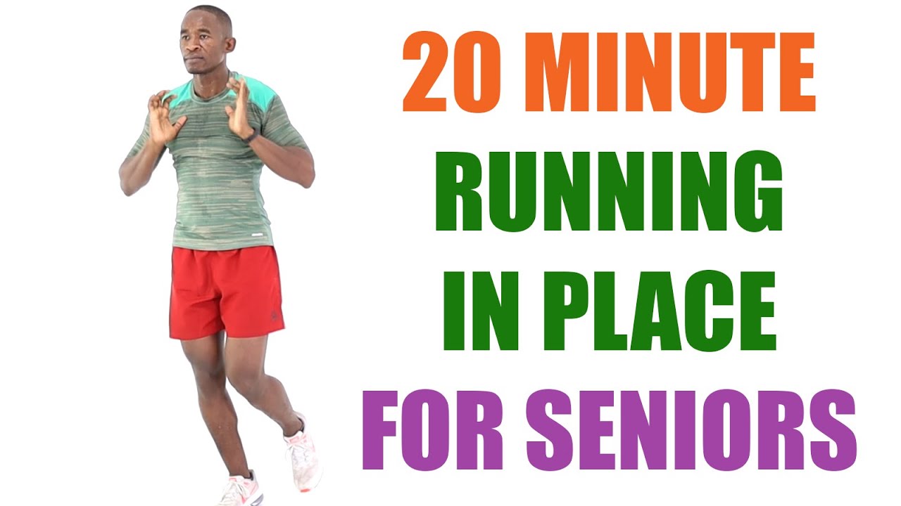 20 Minute Running in Place for Seniors 🔥 2700 Steps - 230 Calories 🔥 ...