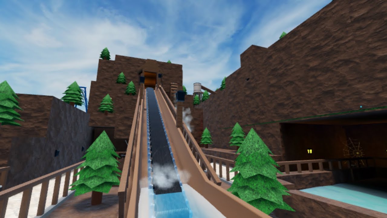 Timber mountain log ride Halloween hootenanny Roblox - YouTube