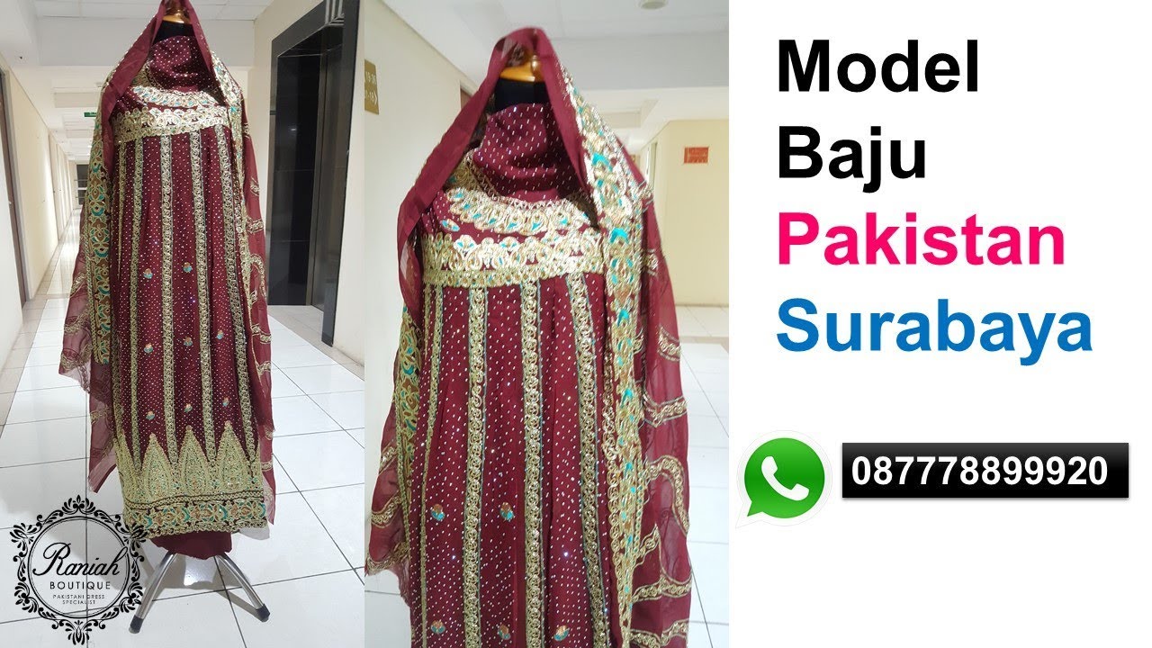 Stok Tersedia - Baru Model Baju Pakistan | Raniah Boutique Surabaya ...