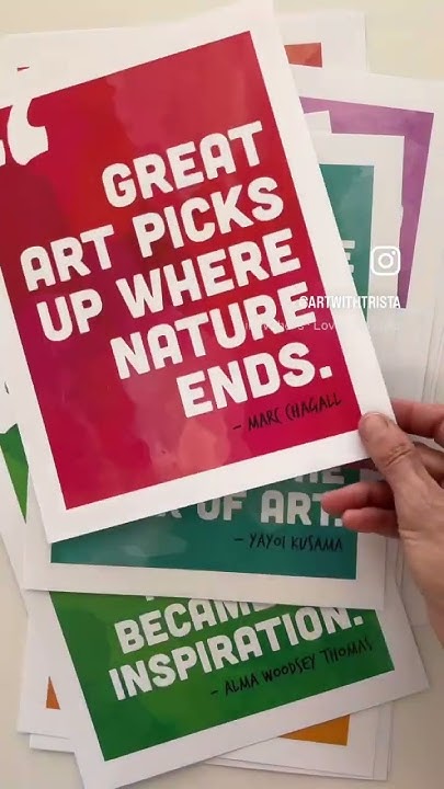 artists quotes posters - YouTube
