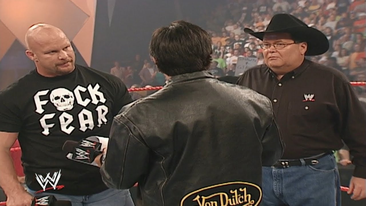 Stone Cold, Jim Ross & Eric Bischoff Segment 8/11/2003 - YouTube