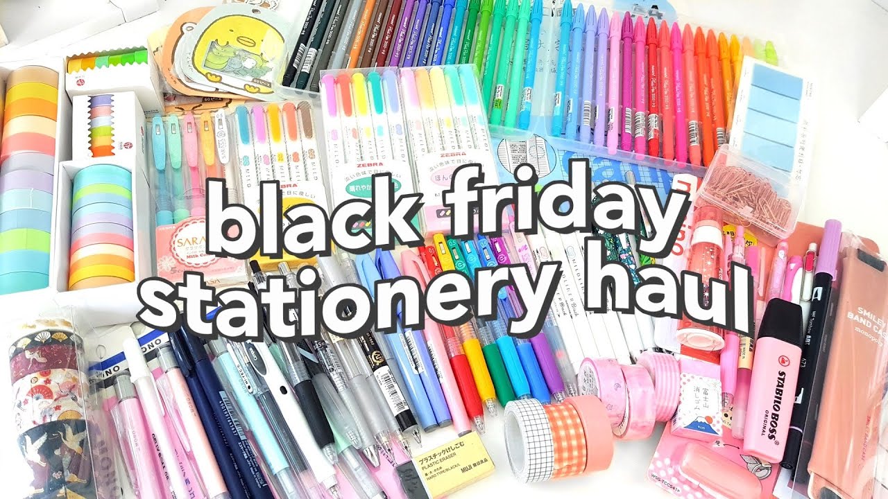 Black Friday Stationery Haul Stationery Pal YouTube black-friday-stationery-haul-stationery-pal-youtube