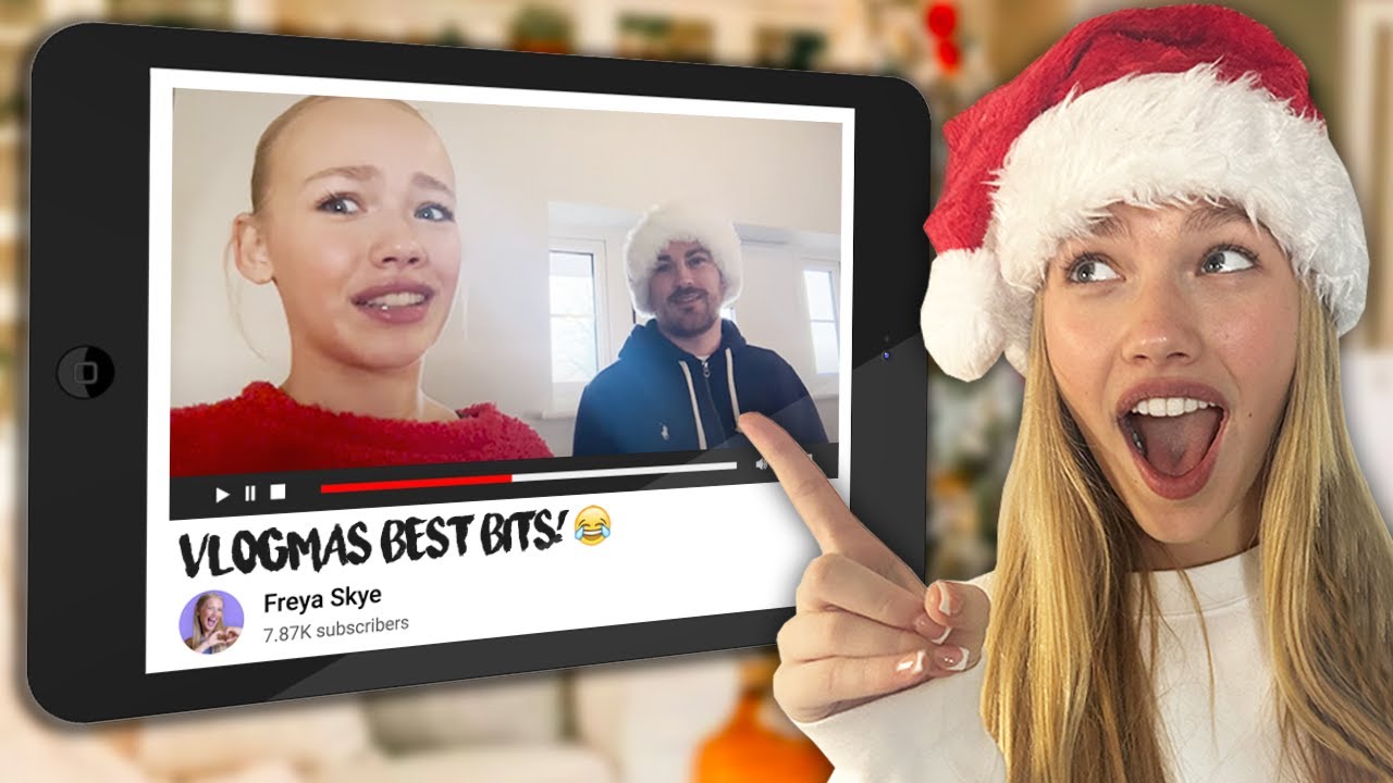 REACTING TO VLOGMAS BEST BITS | VLOGMAS - YouTube