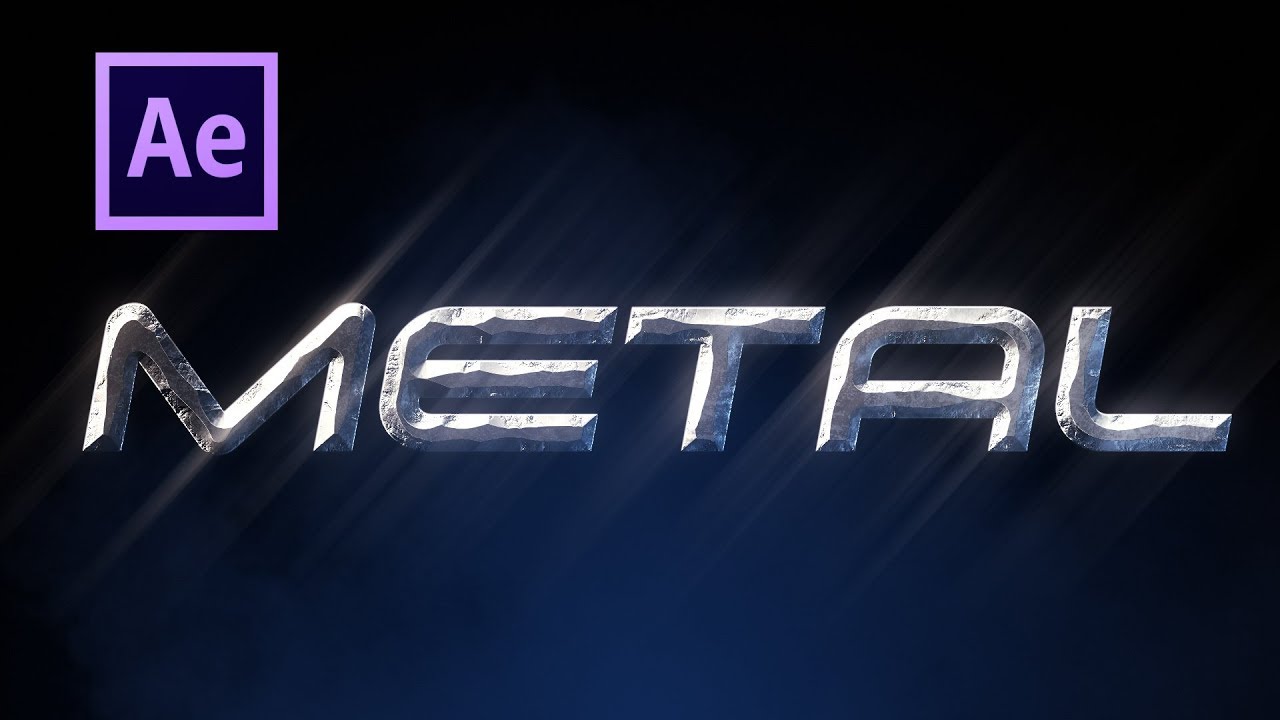 Metal Text After Effects Easy Tutorial YouTube Metal Text After Effects Easy Tutorial YouTube