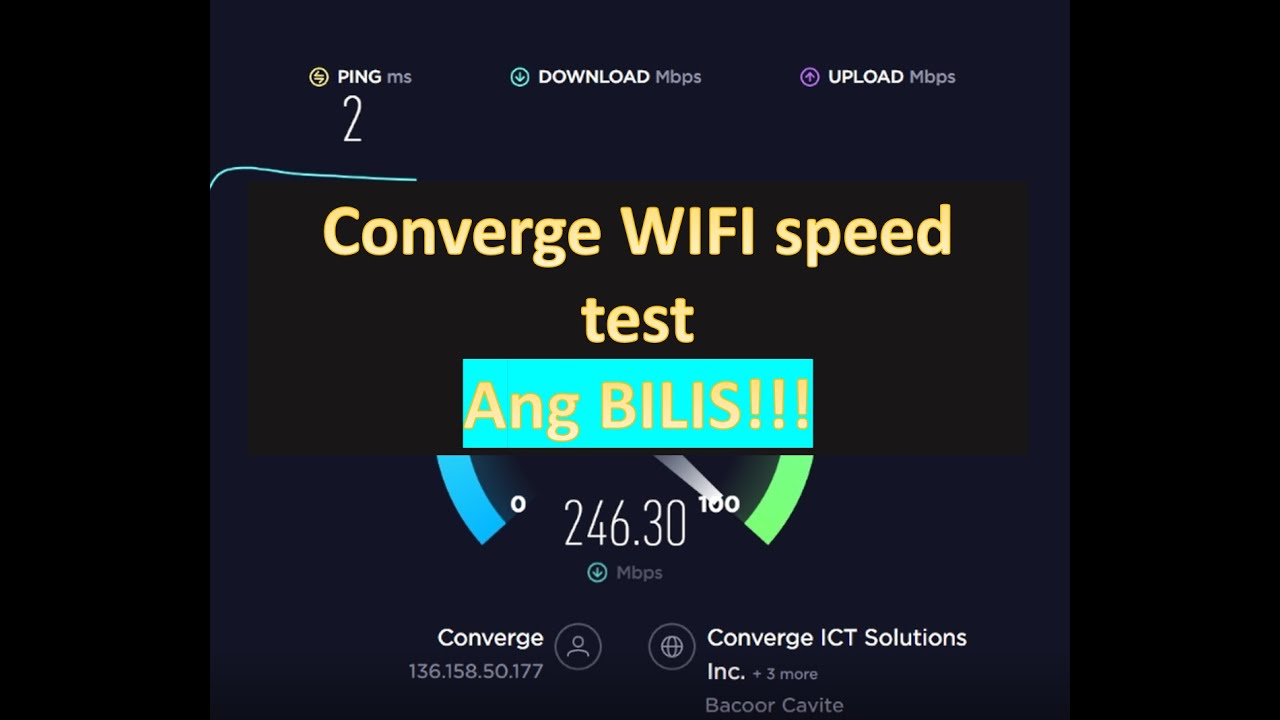 Speed testing my Converge Wifi Connection - June 04, 2022 @ 6:15 PM ...