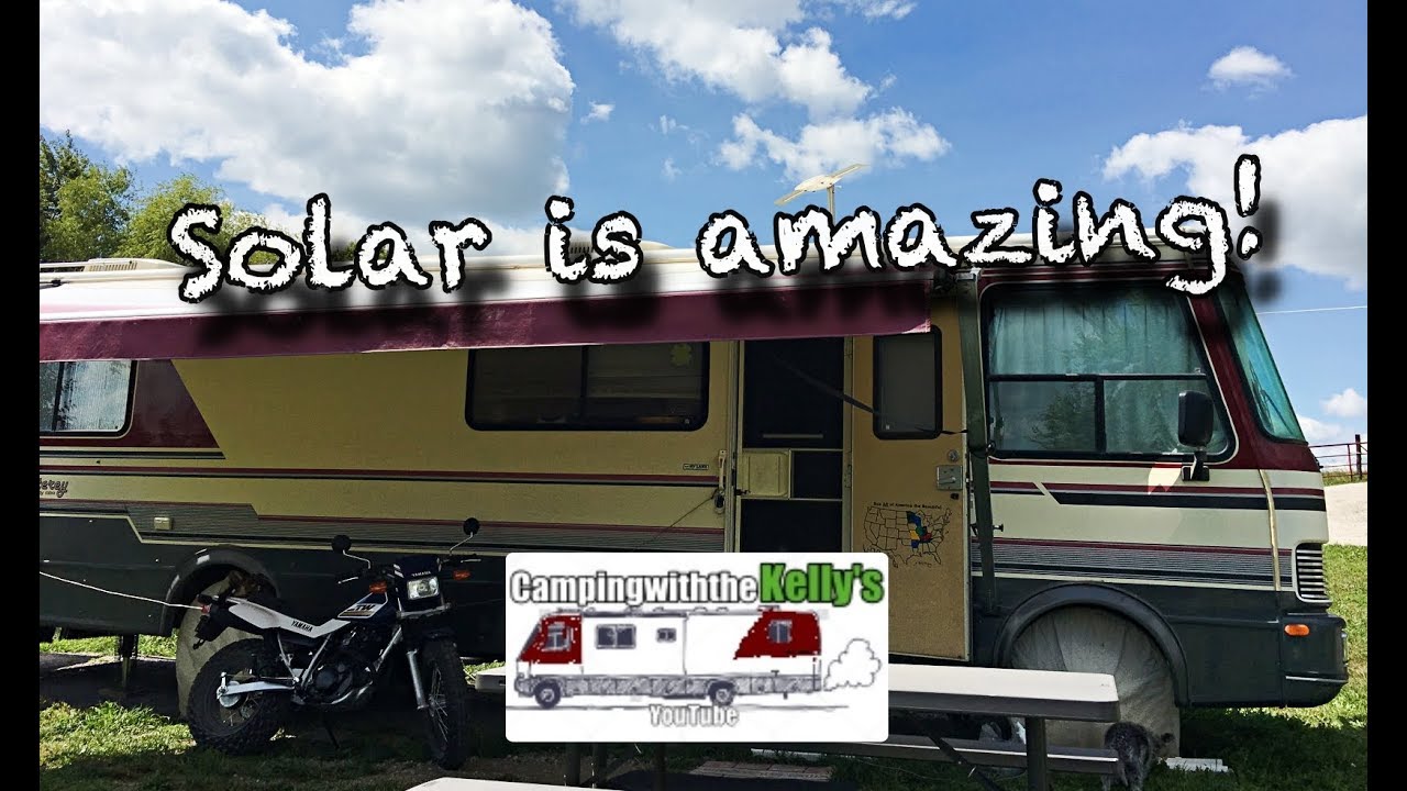 The DIY RV solar system is complete (RV living vlog) - YouTube