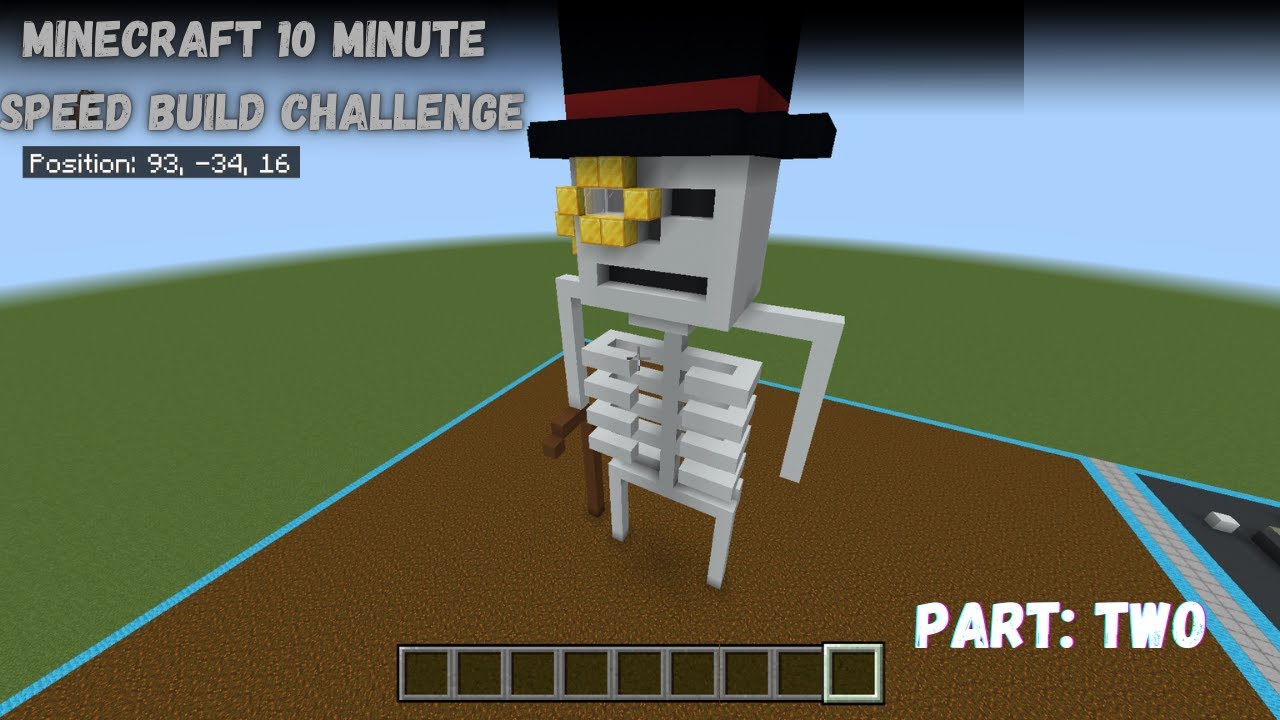 Minecraft 10 minute build challenge (Halloween theme) - YouTube