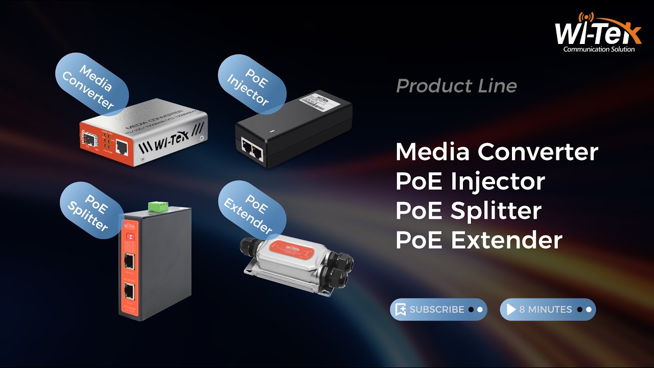 Media Converter，PoE Injector，PoE Splitter ,PoE Extender - YouTube