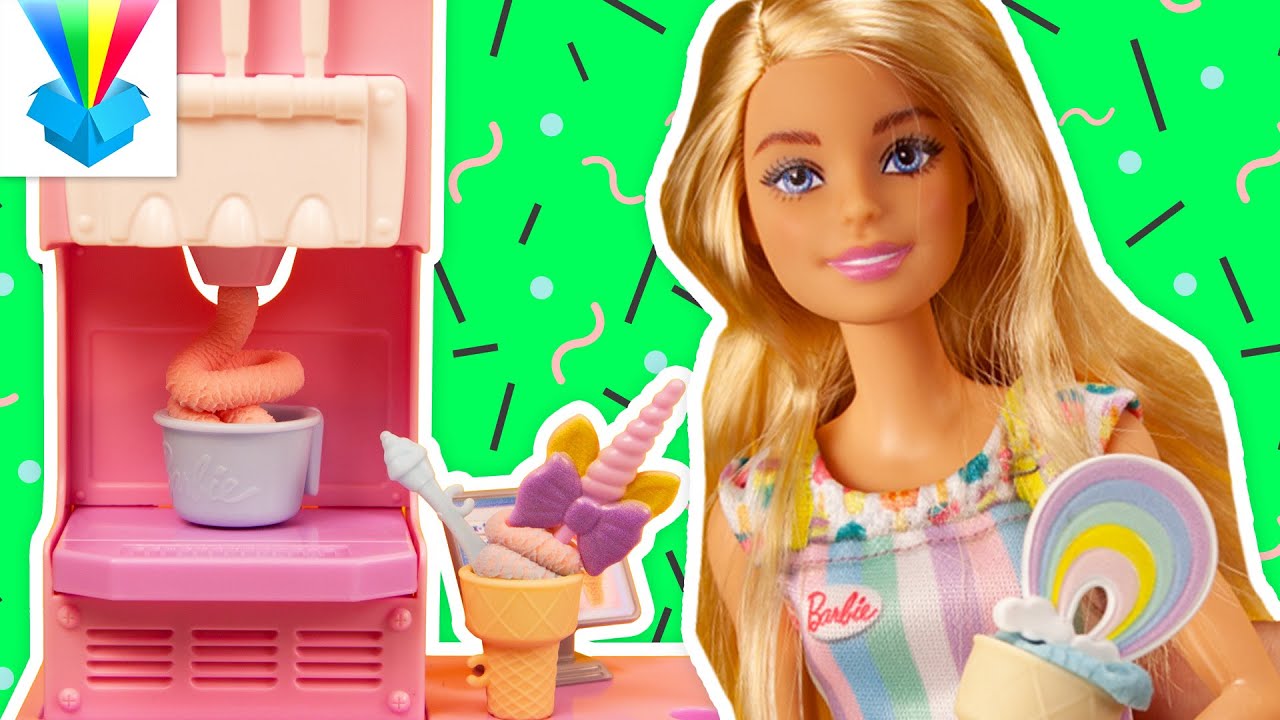 Kicsomi - ⭐Mimi⭐: 🎁 Barbie Kézműves Fagylaltozója 🍨🍦😜😋 - YouTube