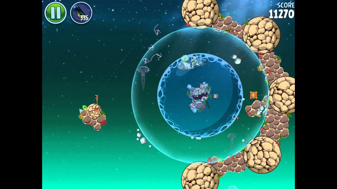 Angry Birds Space - Pig Dipper - level 6-30 Three Star Walkthrough ...