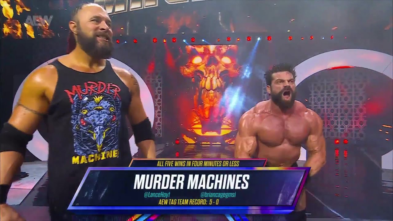 Murder Machines Entrance - AEW Dynamite, February 26, 2025 - YouTube