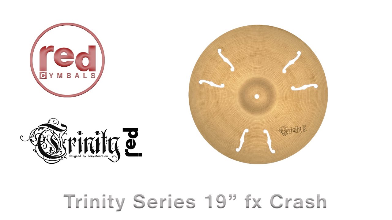 Red Cymbals Trinity Series 19" fx Crash Cymbal Demo - YouTube