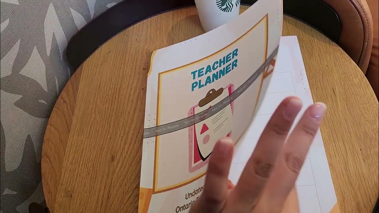 Ultimate Undated Teacher Planner 📚 | Now Available in Paperback! - YouTube