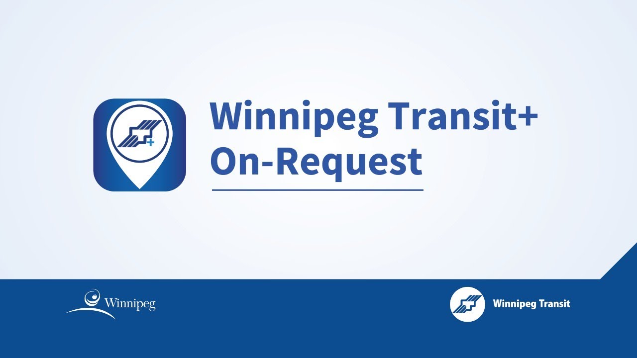 How to book a trip on the Winnipeg Transit+ On-Request app - YouTube