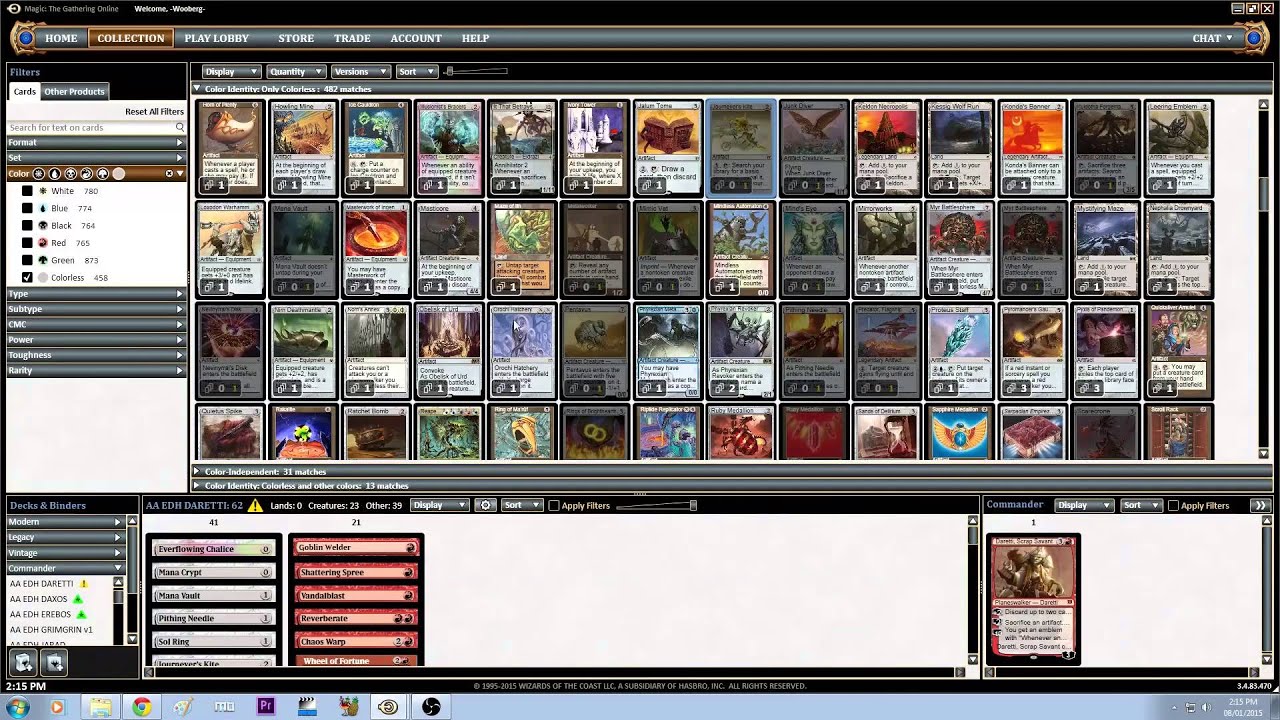 How to Build an EDH Deck on Magic Online - Daretti - General Damage ...