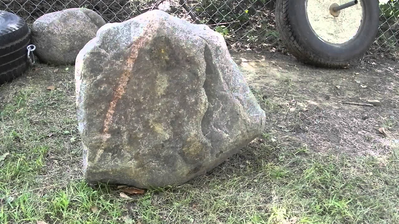 Natural Stone Lifting 300lbs - YouTube