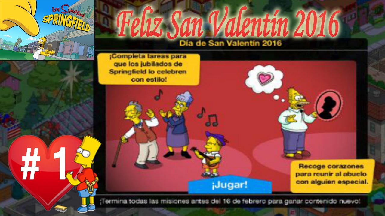 Los Simpson Springfield "San Valentin'16: Capítulo 1- El Coconut ...